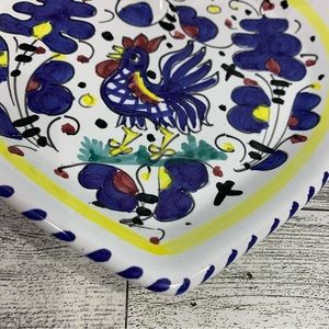 Lavorato E Dipinto Plate | Accents | Vintage Sambuco Mario Deruta Italy ...
